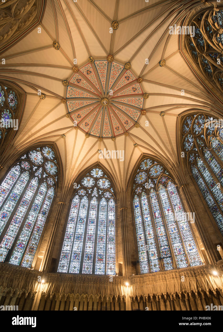 Stained Glass Window Chapter House High Resolution Stock Photography ...