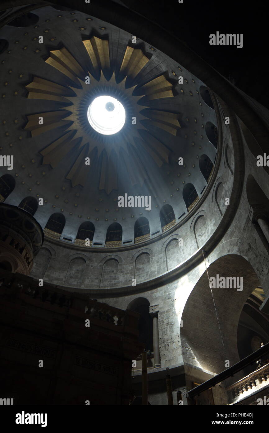 Israel, Jerusalem, June 2018: interior of the Lord's Temple in ...