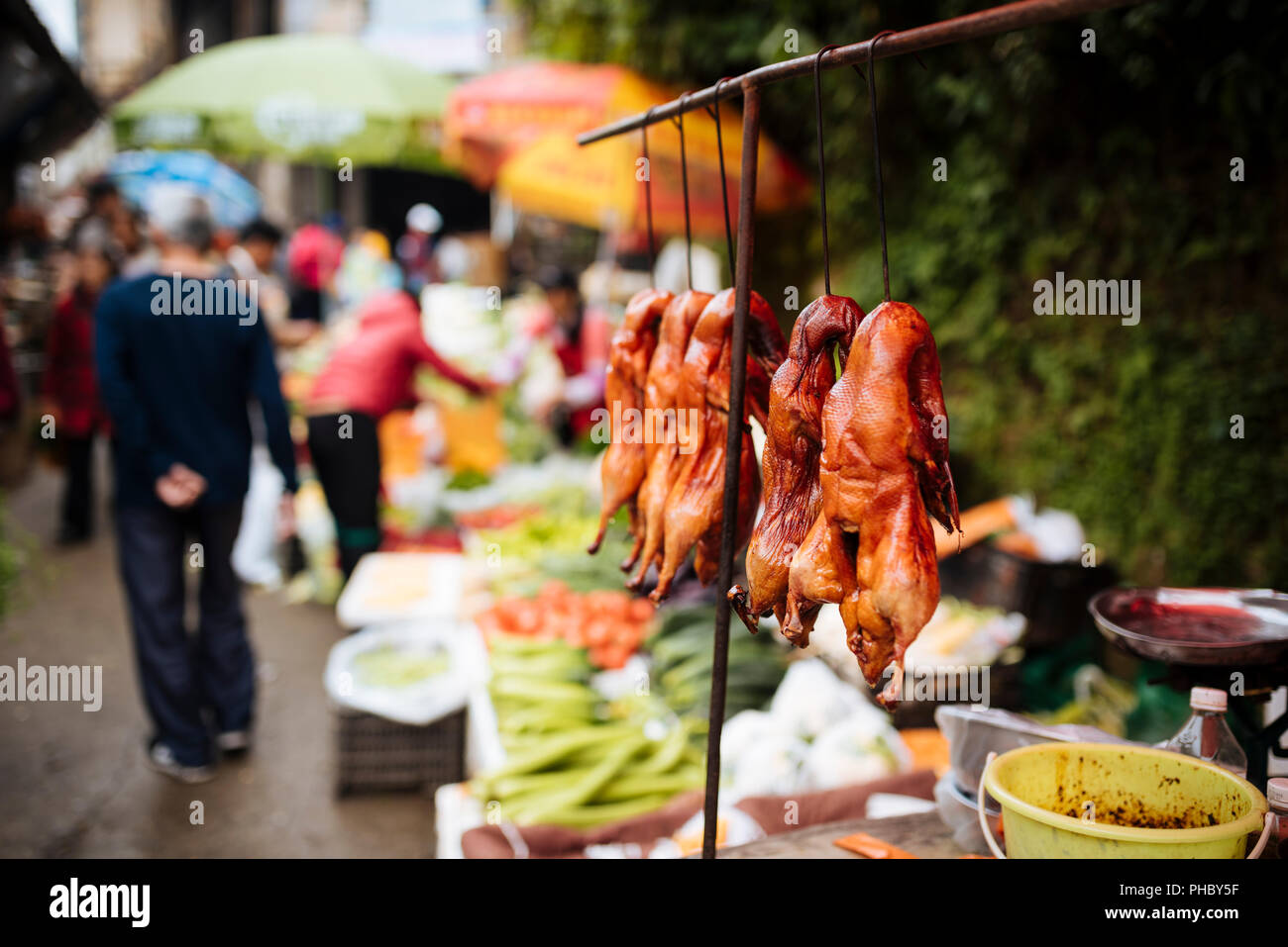 Xinjie Local Market, Yuanyang, Yunnan Province, China, Asia Stock Photo ...
