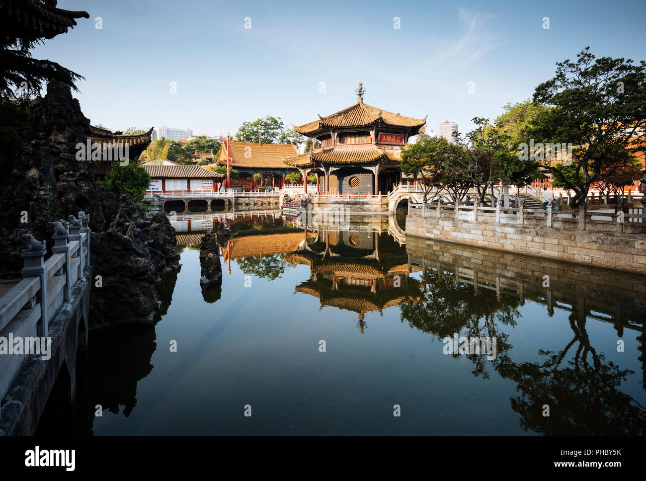 Yuantong Buddhist Temple, Kunming, Yunnan Province, China, Asia Stock ...
