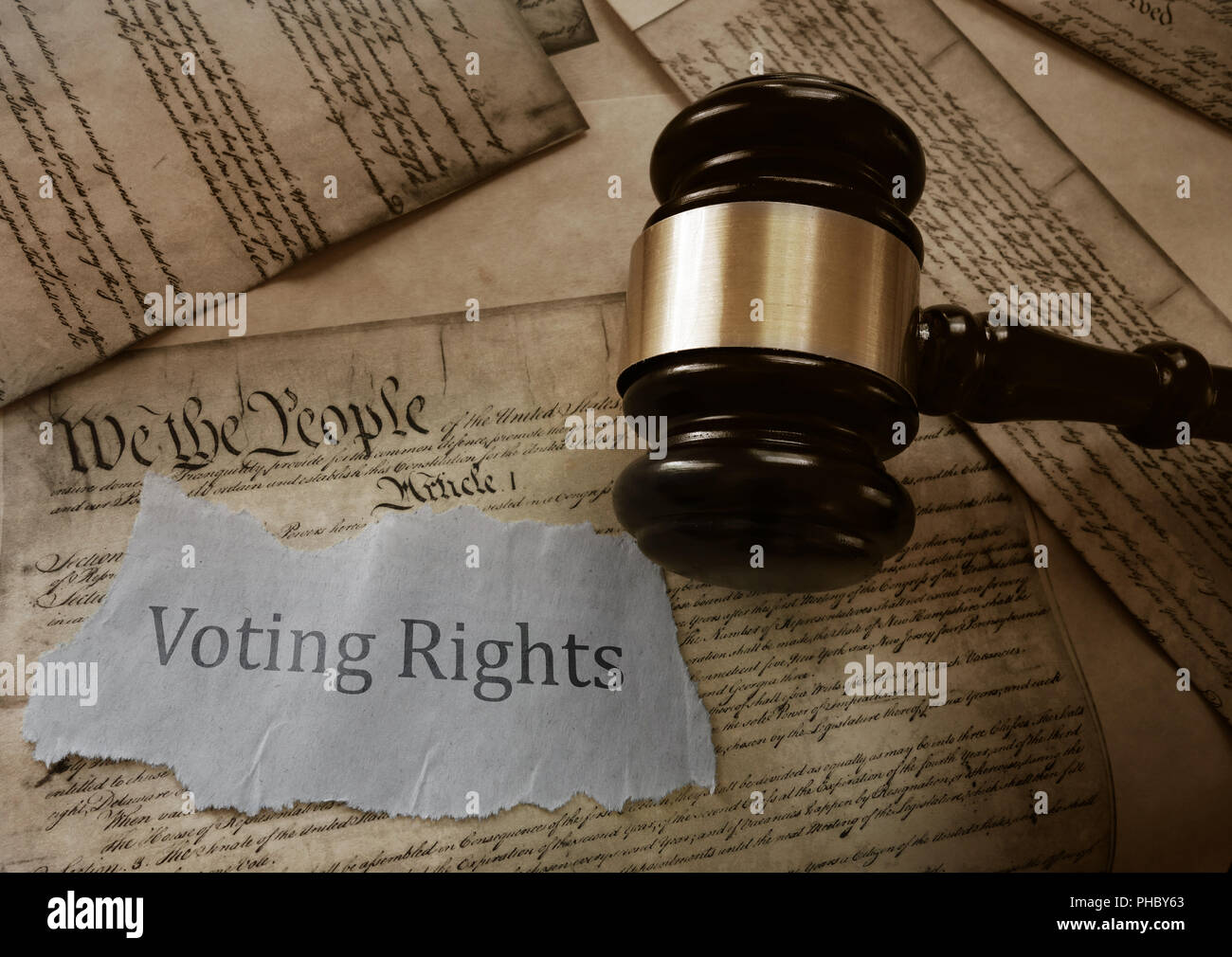 Voting Rights concept Stock Photo - Alamy