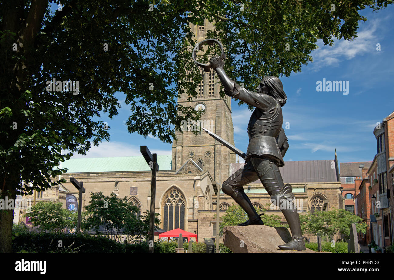 Leicester cathedral richard iii hi-res stock photography and images - Alamy
