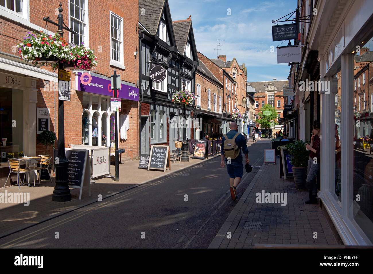 Leicester city street hi-res stock photography and images - Alamy