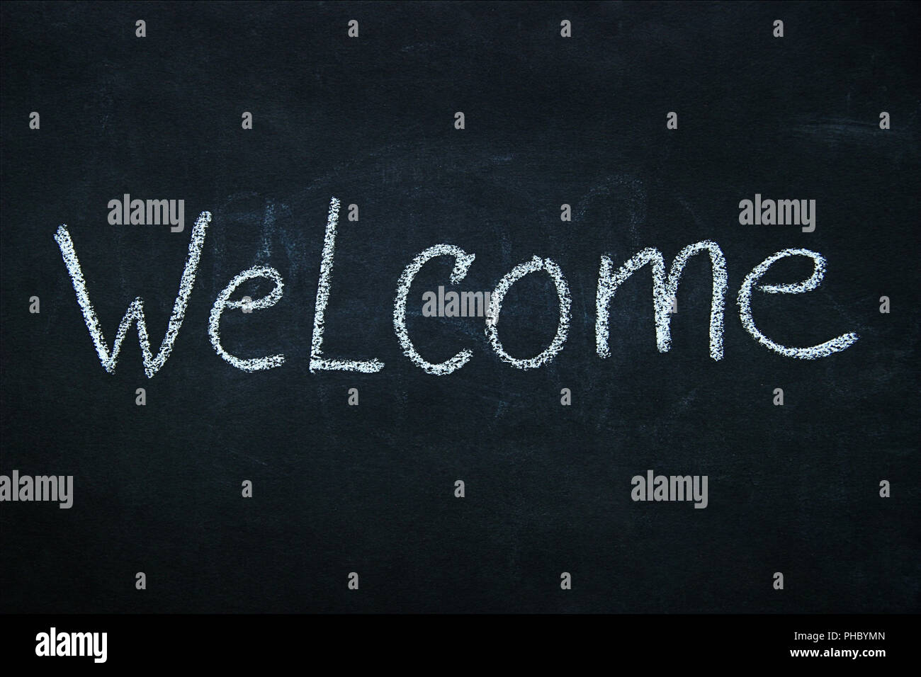 Hand written message on chalk board hi-res stock photography and images ...