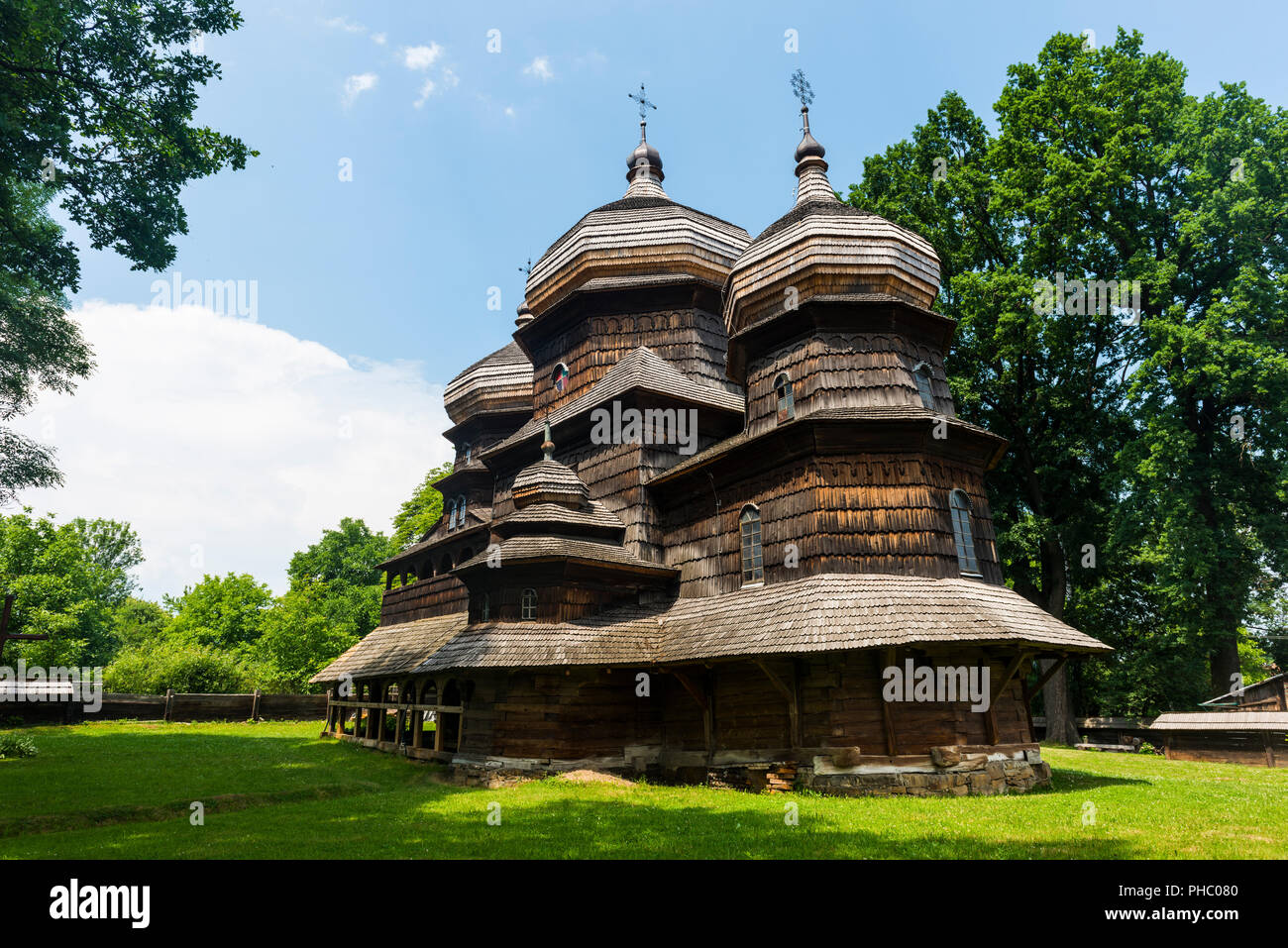 The wooden St. George's Church, UNESCO World Heritage Site, Drohobych ...