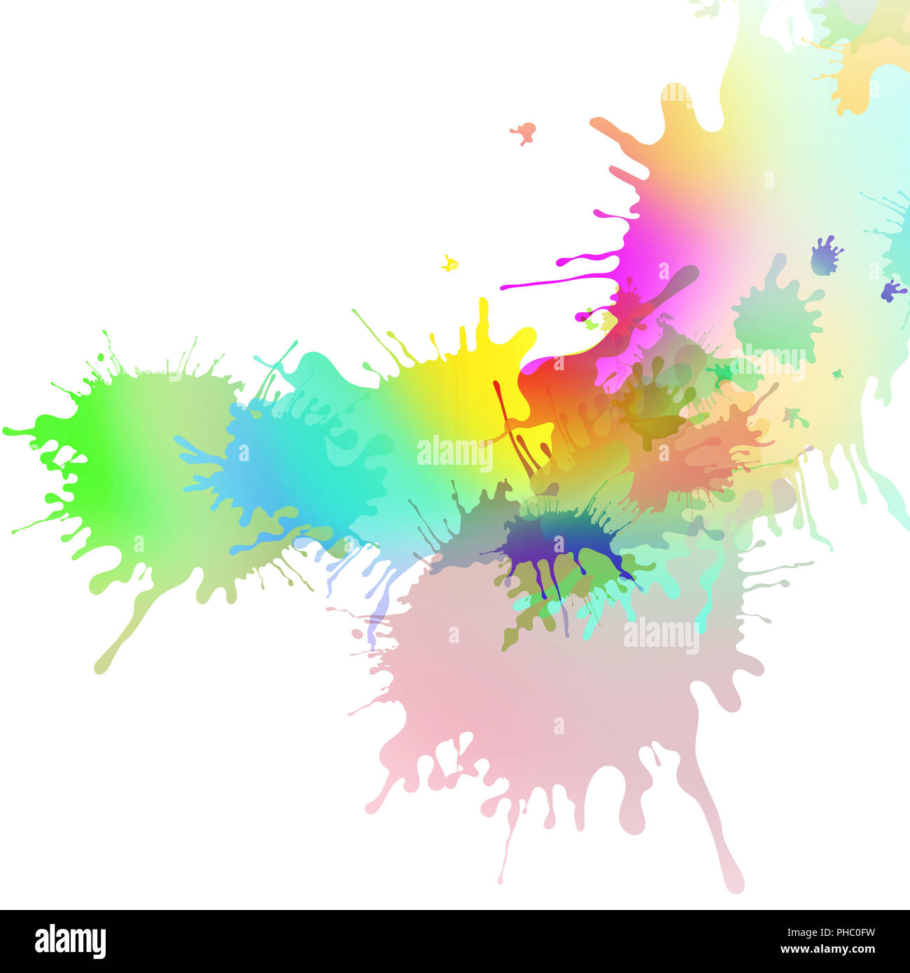 paint pattern and splatter background with paint runs Stock Photo - Alamy