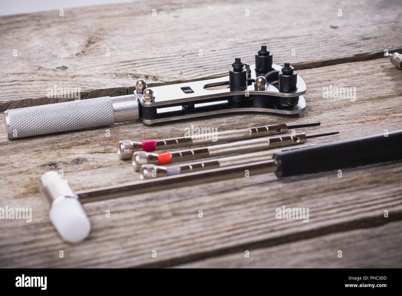 Watchmaker tools hi-res stock photography and images - Alamy