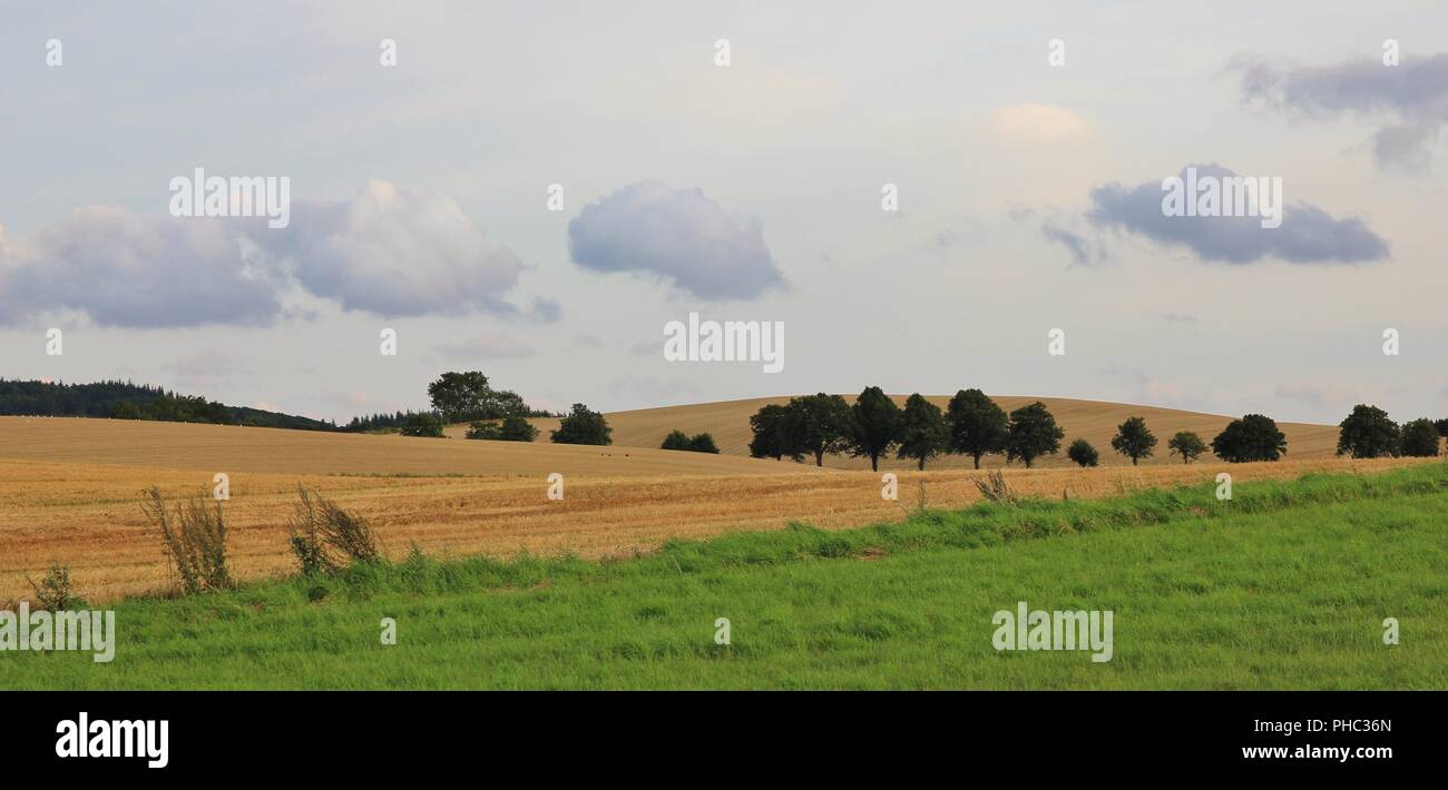 Rural landscape in Moen, Denmark Stock Photo - Alamy
