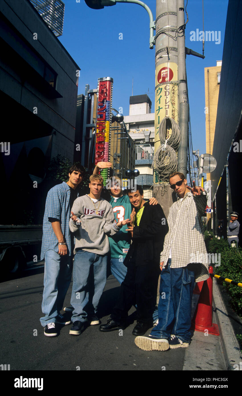Backstreet Boys (l-r): Kevin Richardson, Brian Littrell, Nick Carter ...