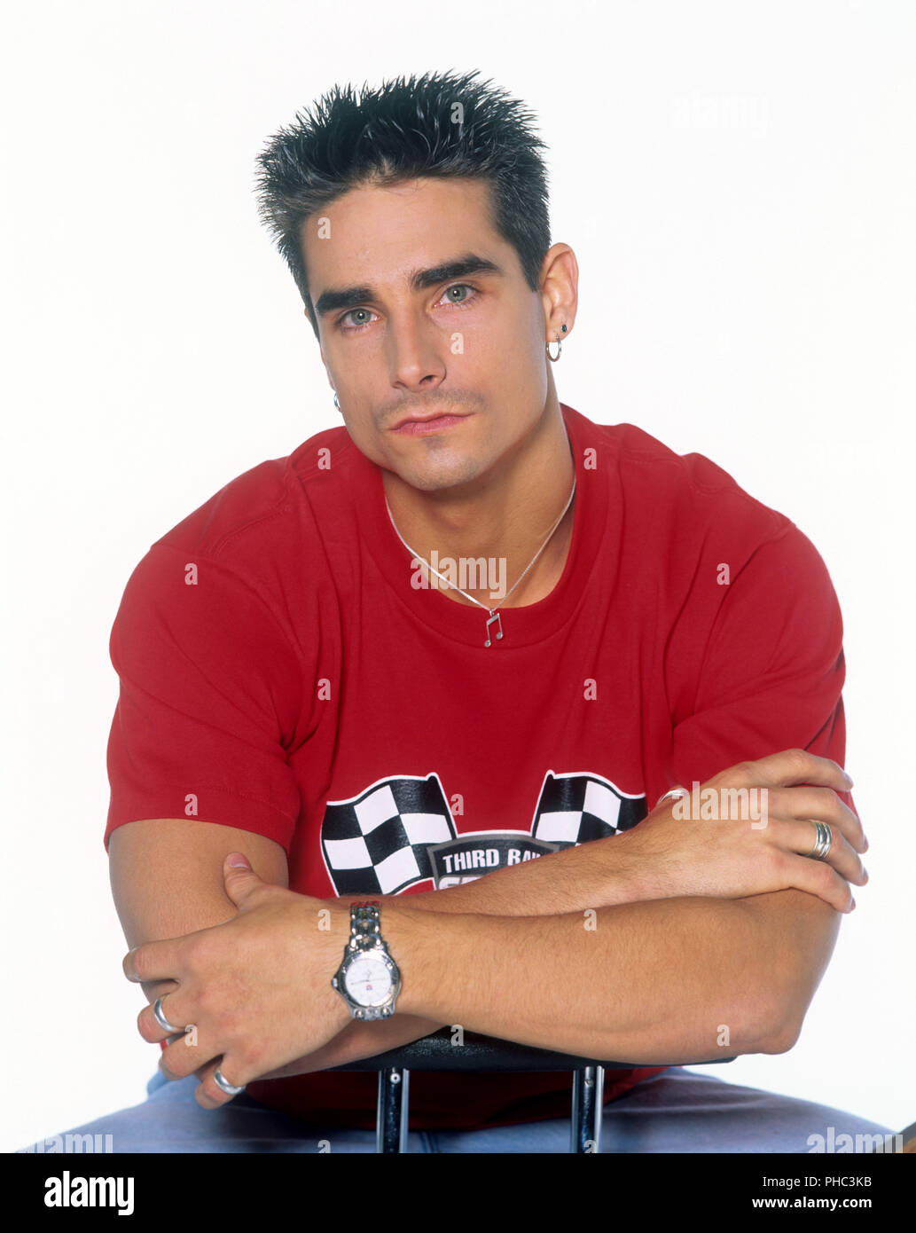 Kevin Richardson (Backstreet Boys) on 17.02.1996 in Karlsruhe ...