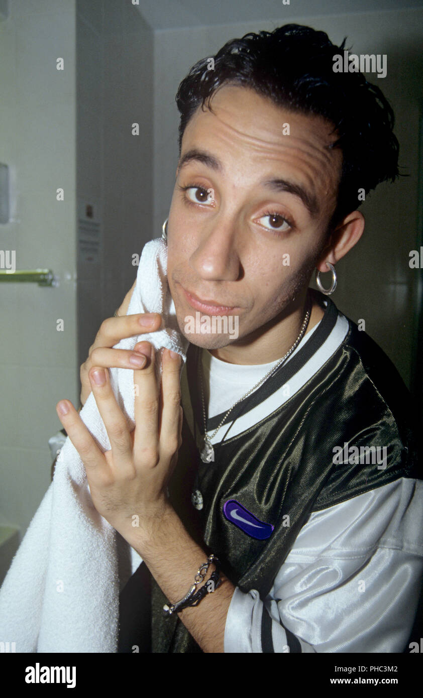 Alexander James McLean (Backstreet Boys) on 17.02.1996 in Karlsruhe ...