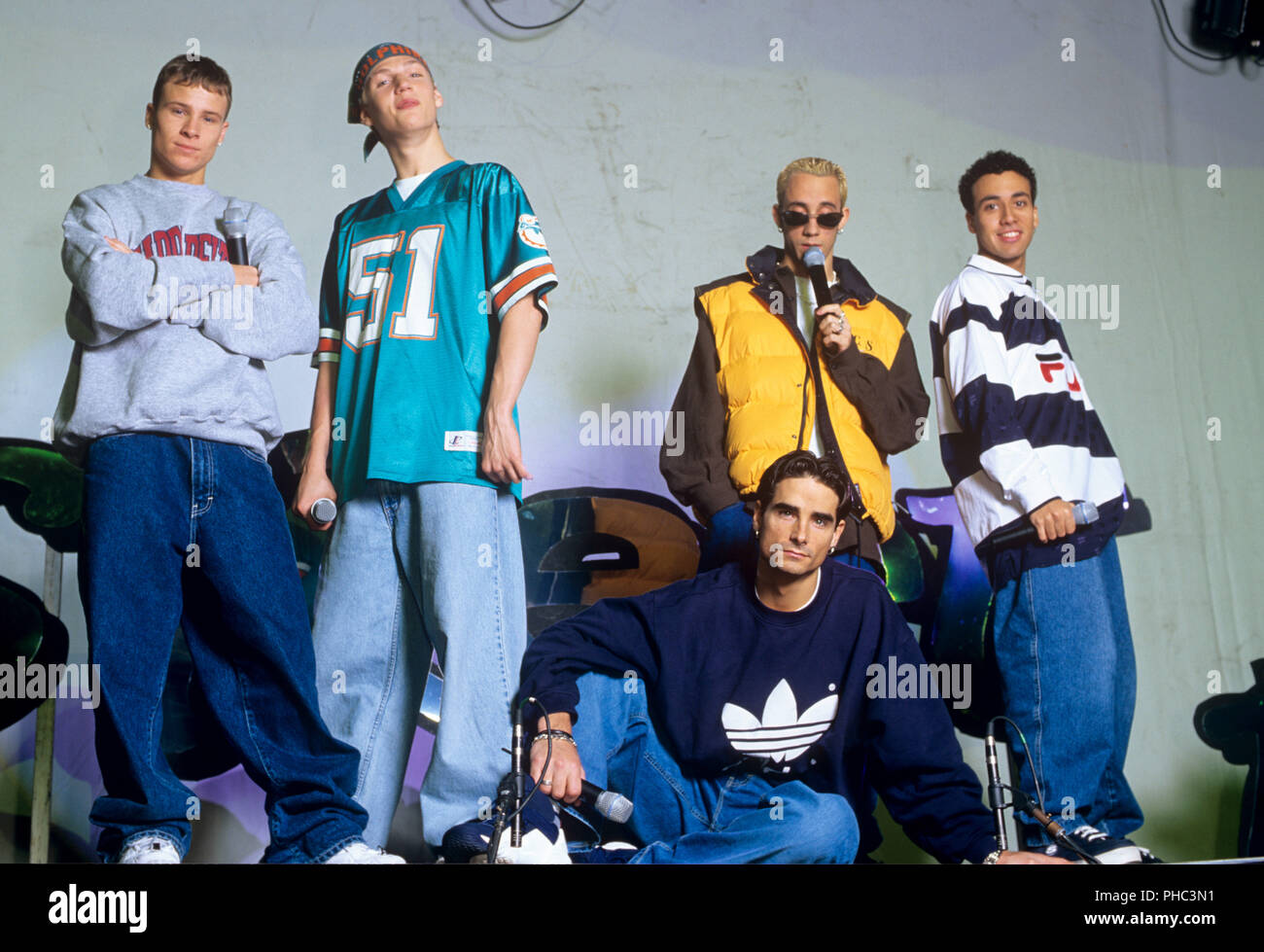 Backstreet Boys (l-r): Brian Littrell, Nick Carter, Kevin Richardson ...