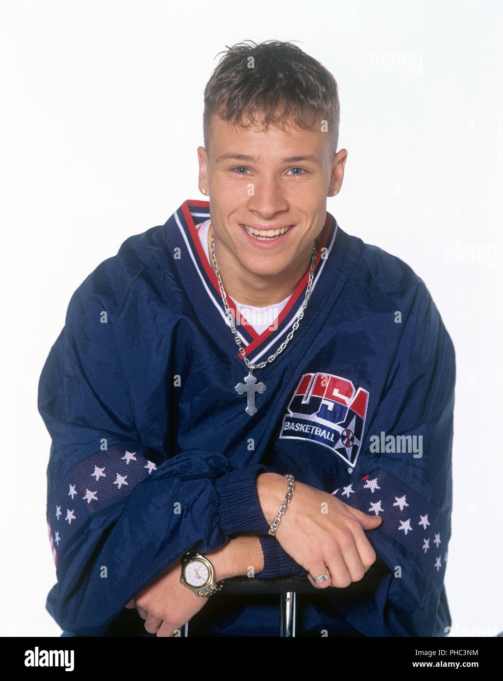 Brian Littrell (Backstreet Boys) on 17.02.1996 in Karlsruhe / Carlsruhe. | usage worldwide Stock ...
