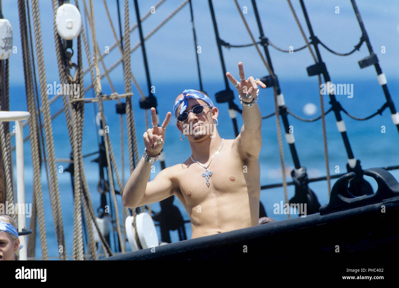 Alexander James McLean (Backstreet Boys) on 01.05.1997 in Hawaii ...