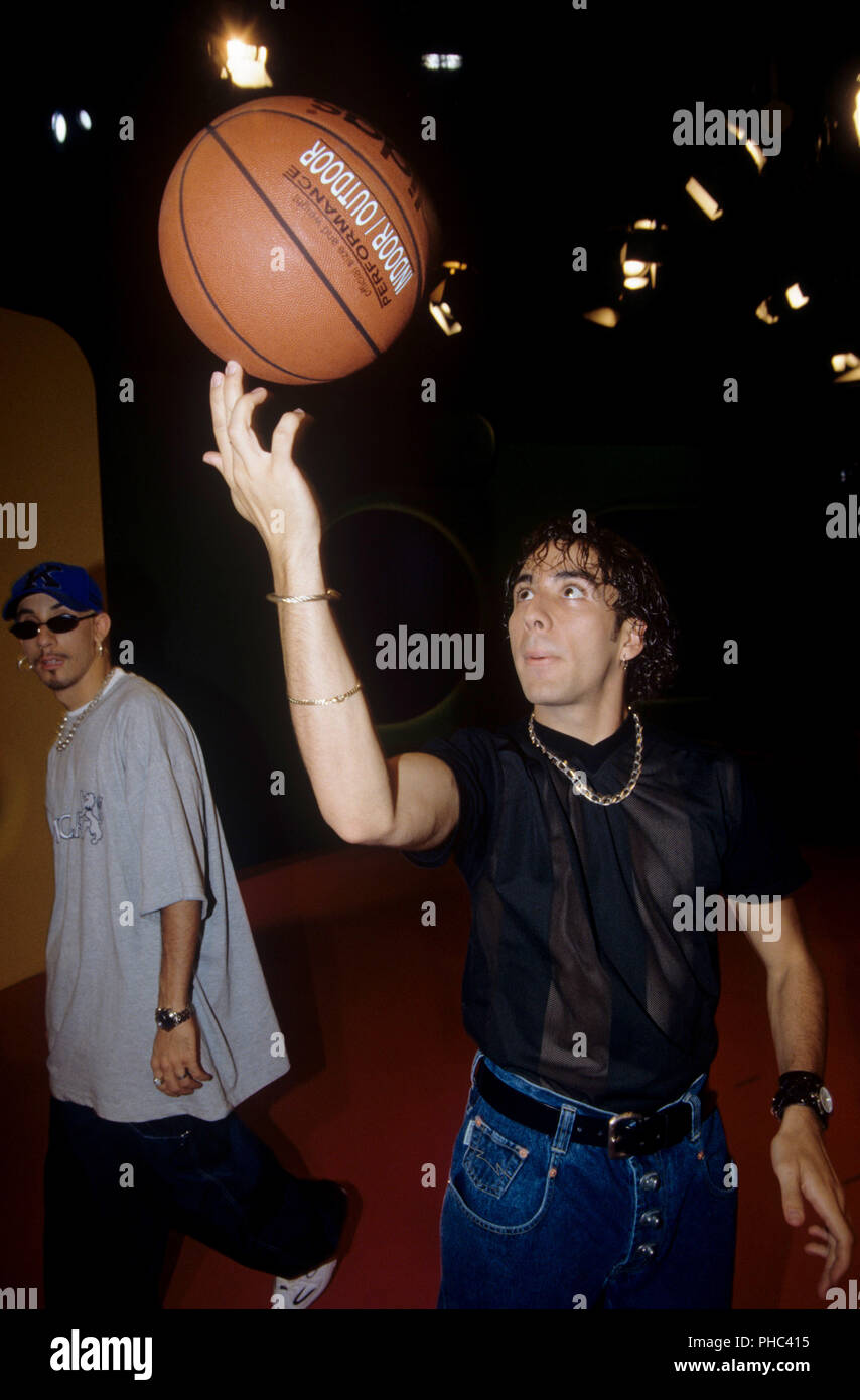 Backstreet Boys (l-r): Alexander James McLean, Howie Dorough on 23.08. ...