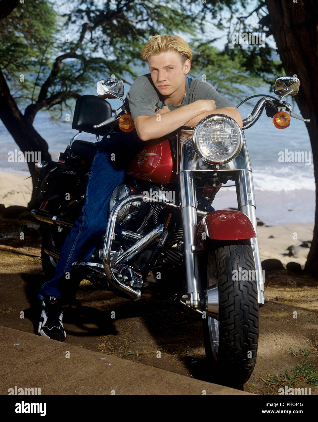 Nick Carter (Backstreet Boys) on 01.05.1997 in Hawaii. | usage ...