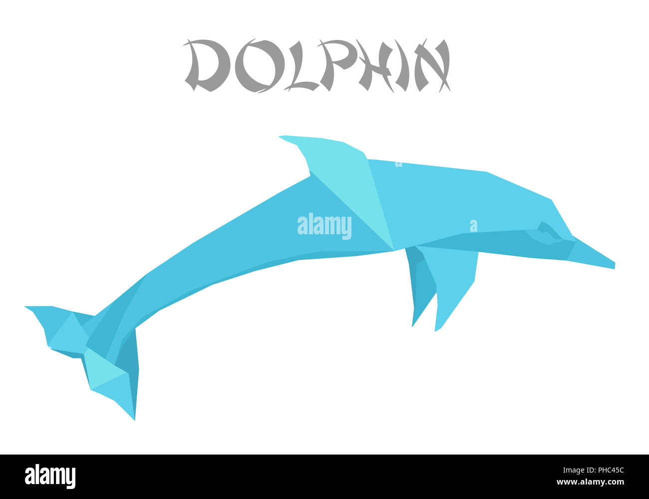 Dolphin style art Cut Out Stock Images & Pictures - Alamy