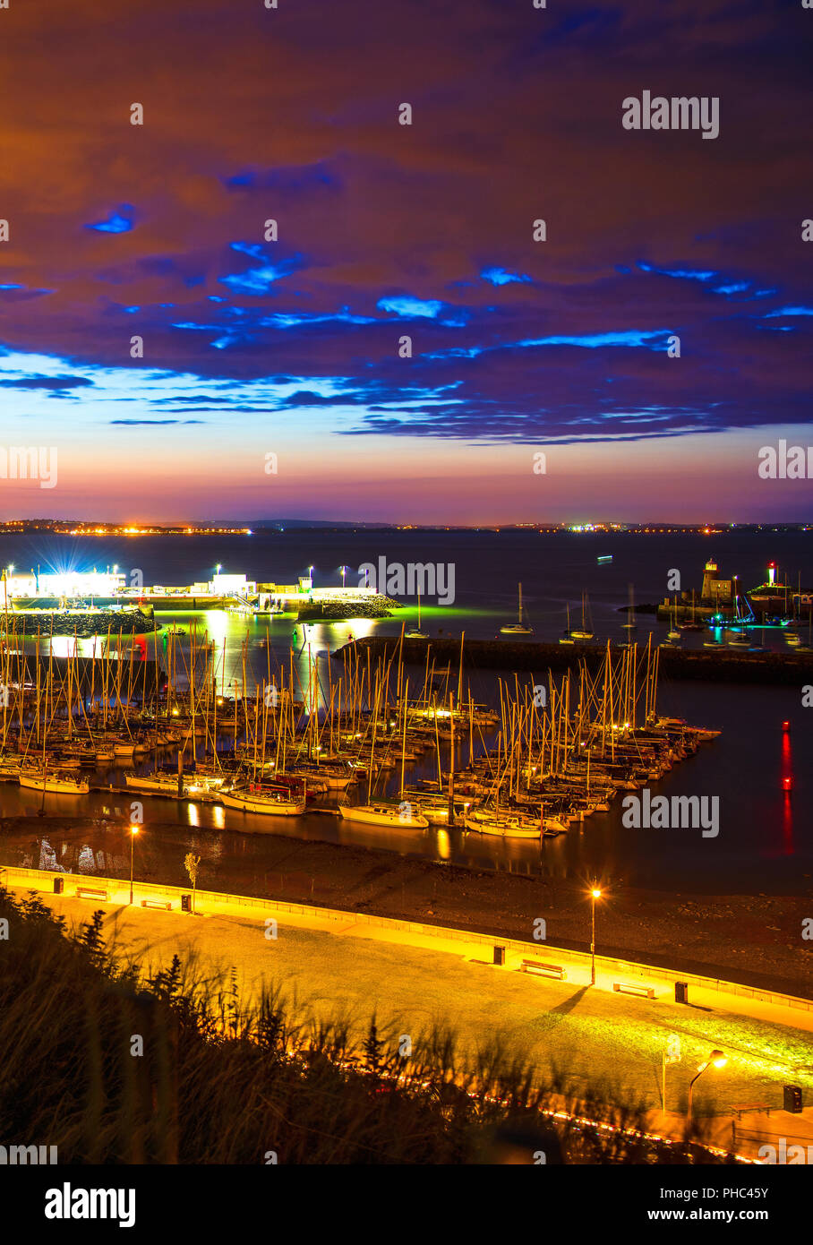 Martello Tower Night Stock Photo - Alamy