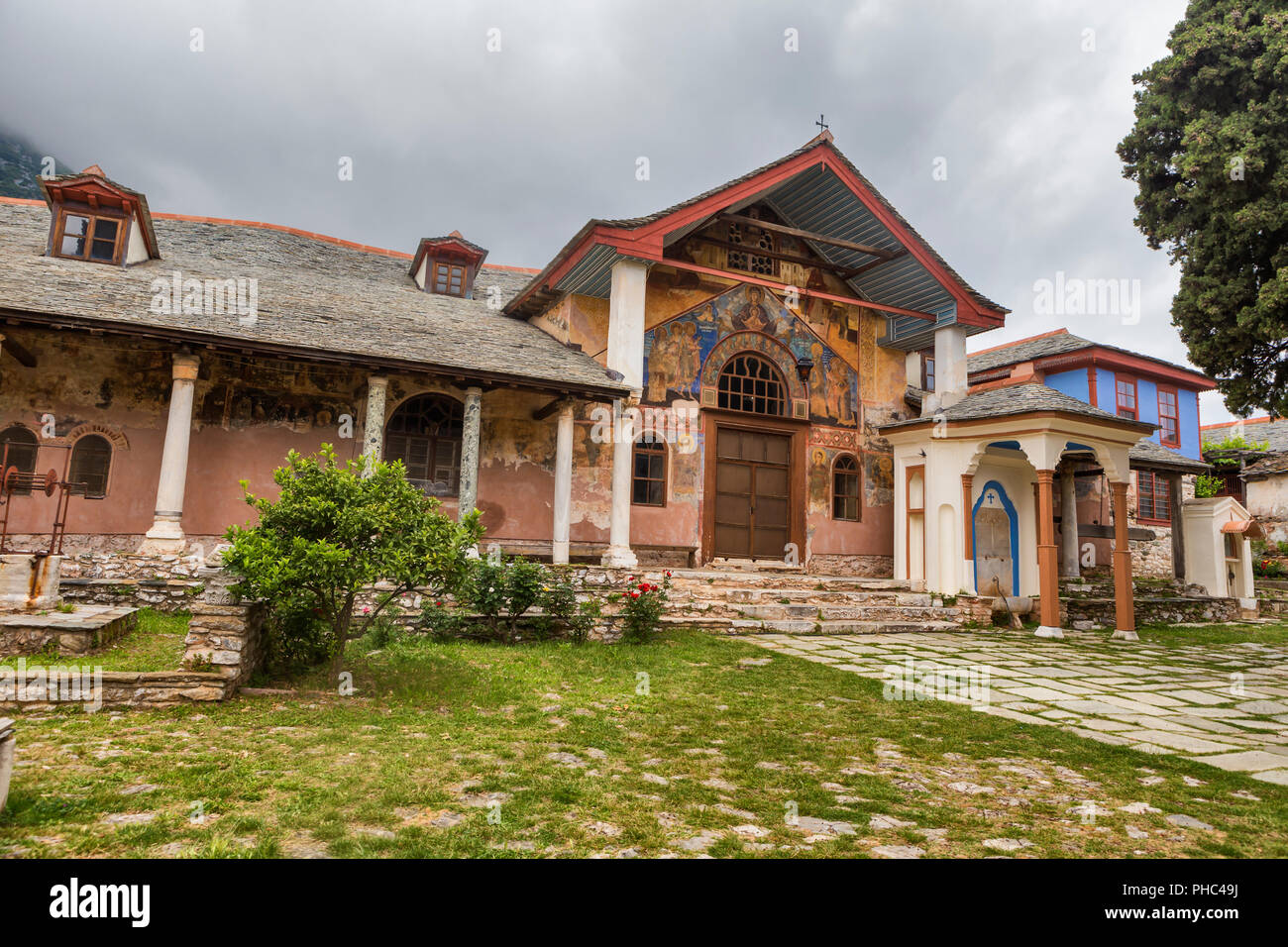 Refectory (10th century), Monastery of Great Lavra, Mount Athos, Athos ...