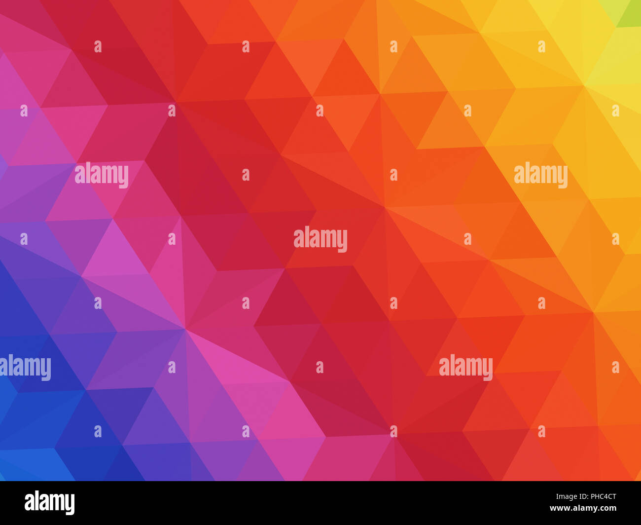 Low Poly Rainbow Abstract