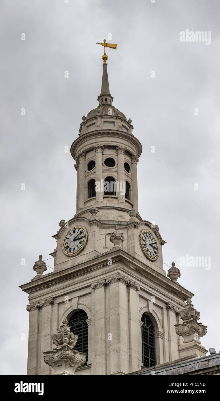 St Alphege's church (1718), Greenwich, London, England, UK Stock Photo ...