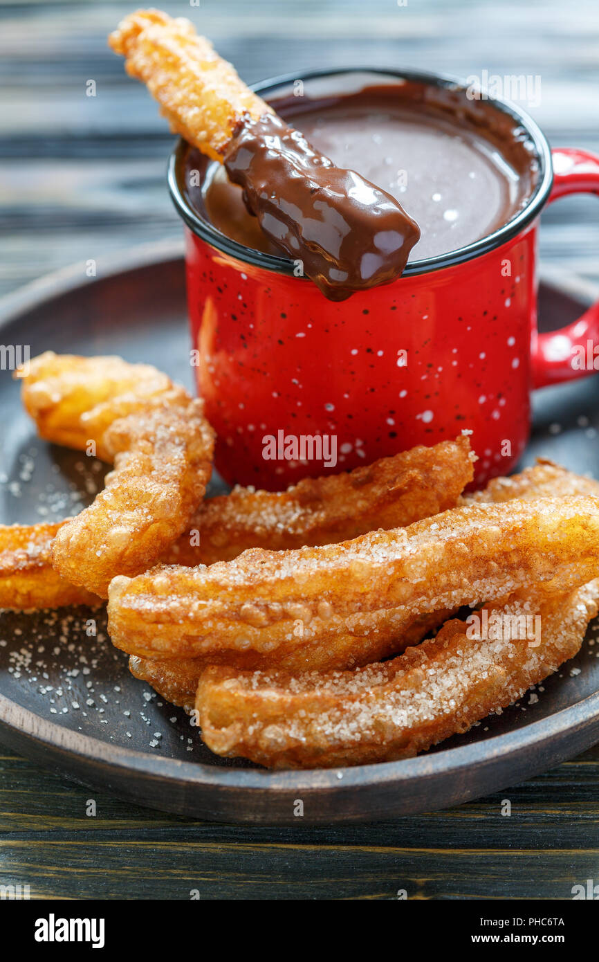 Breakfast churros hi-res stock photography and images - Alamy