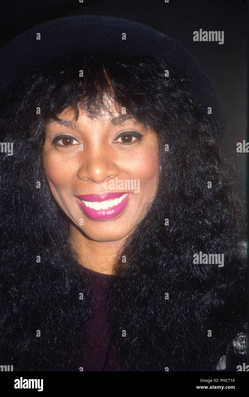 Donna Summer 1990 Photo By Adam Scull/PHOTOlink.net Stock Photo - Alamy