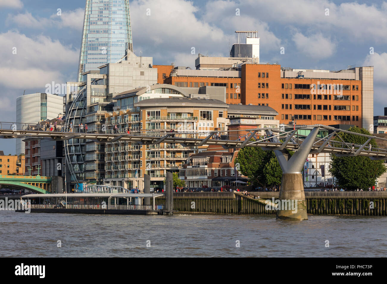 Millenium bridge, London, England, UK Stock Photo - Alamy
