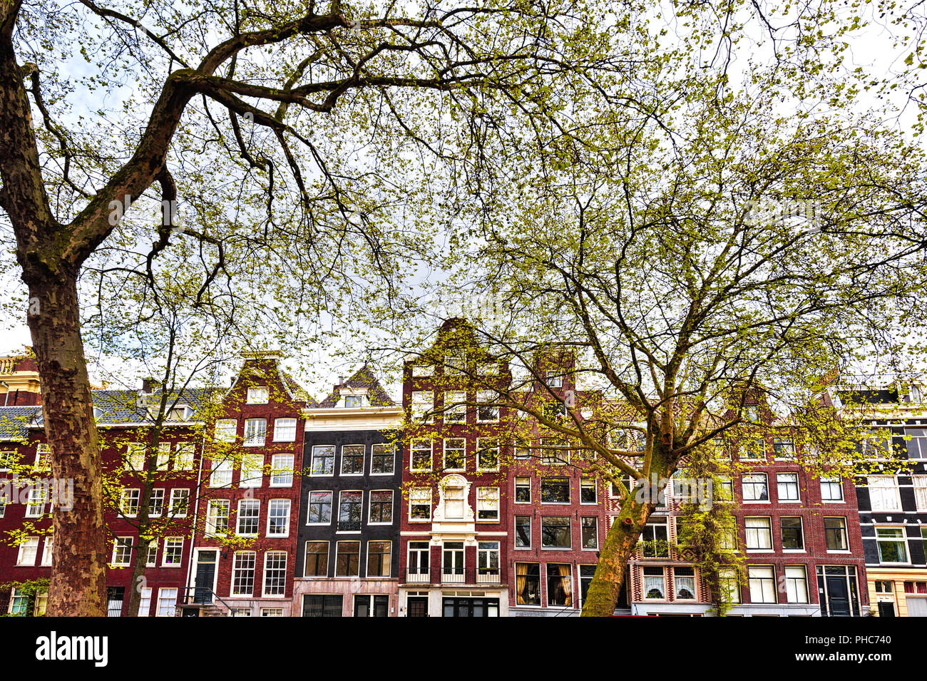 Typical Dutch Brick Houses Stock Photo - Alamy
