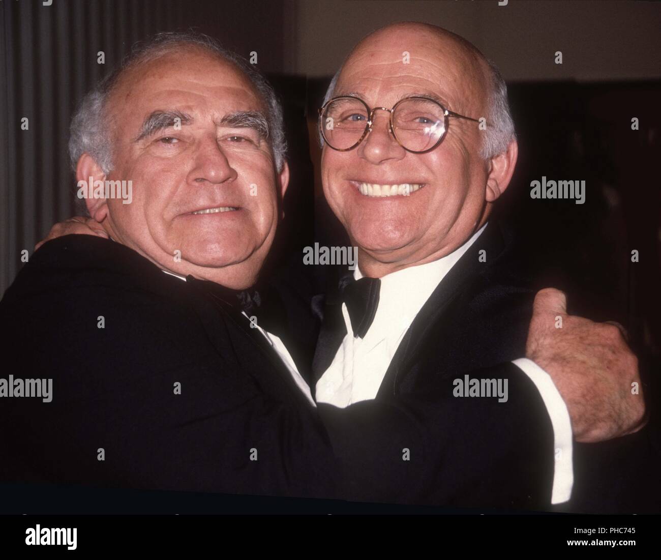 Ed Asner Gavin Mcleod 1990 Photo By Adam Scull/PHOTOlink.net Stock ...