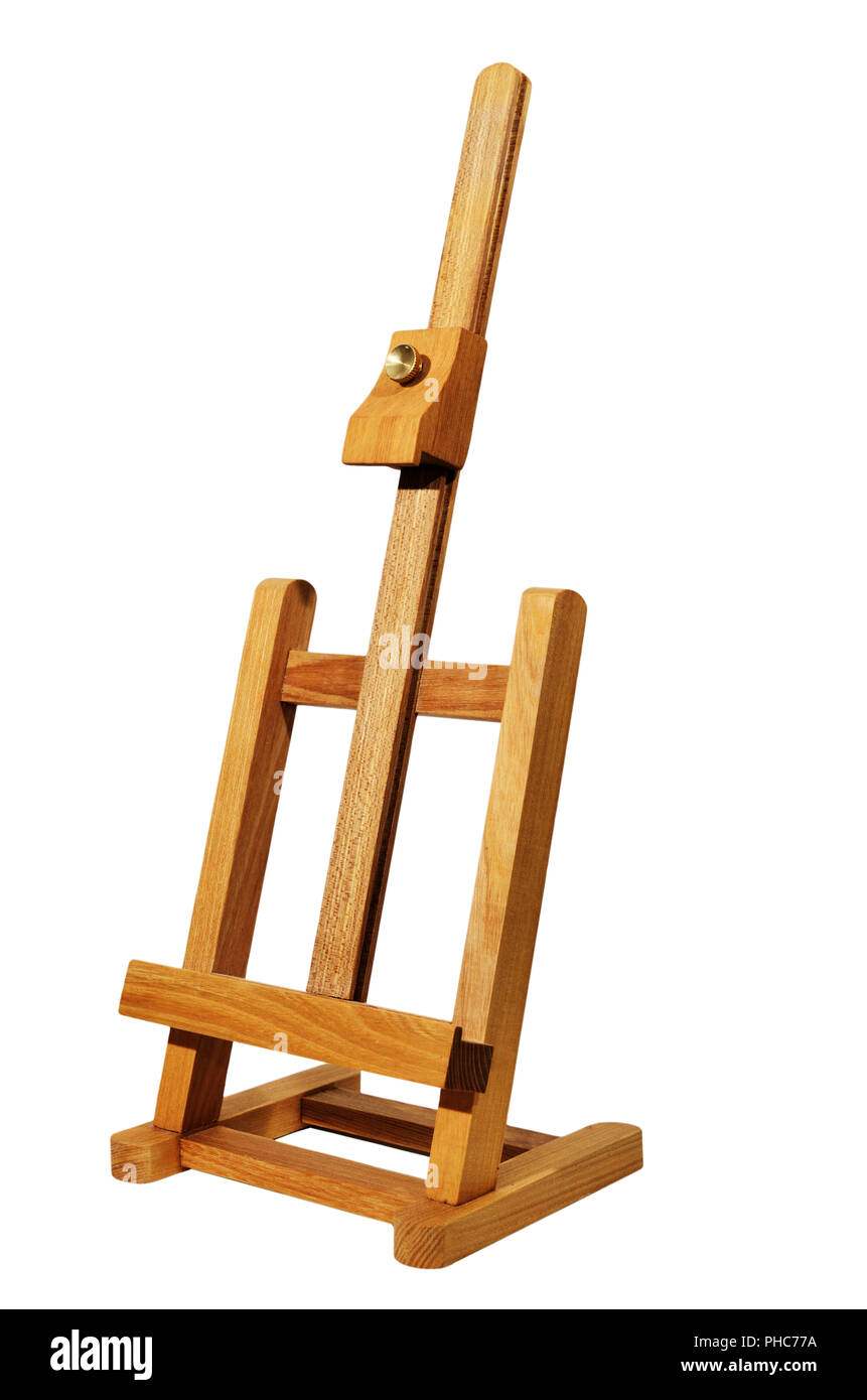 small wooden easel Stock Photo - Alamy