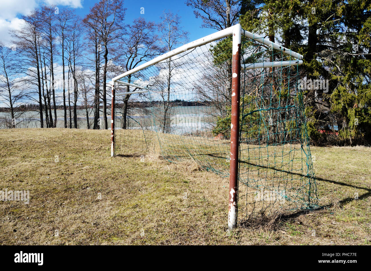 Old soccer field hi-res stock photography and images - Alamy