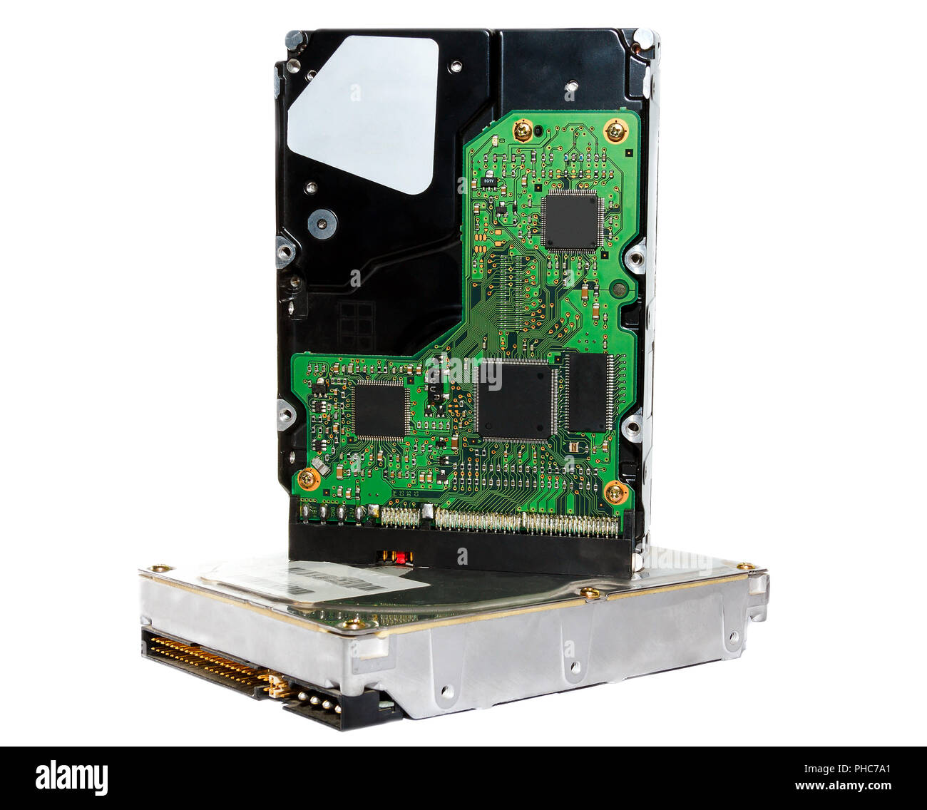 Two hard disk drives hi-res stock photography and images - Alamy