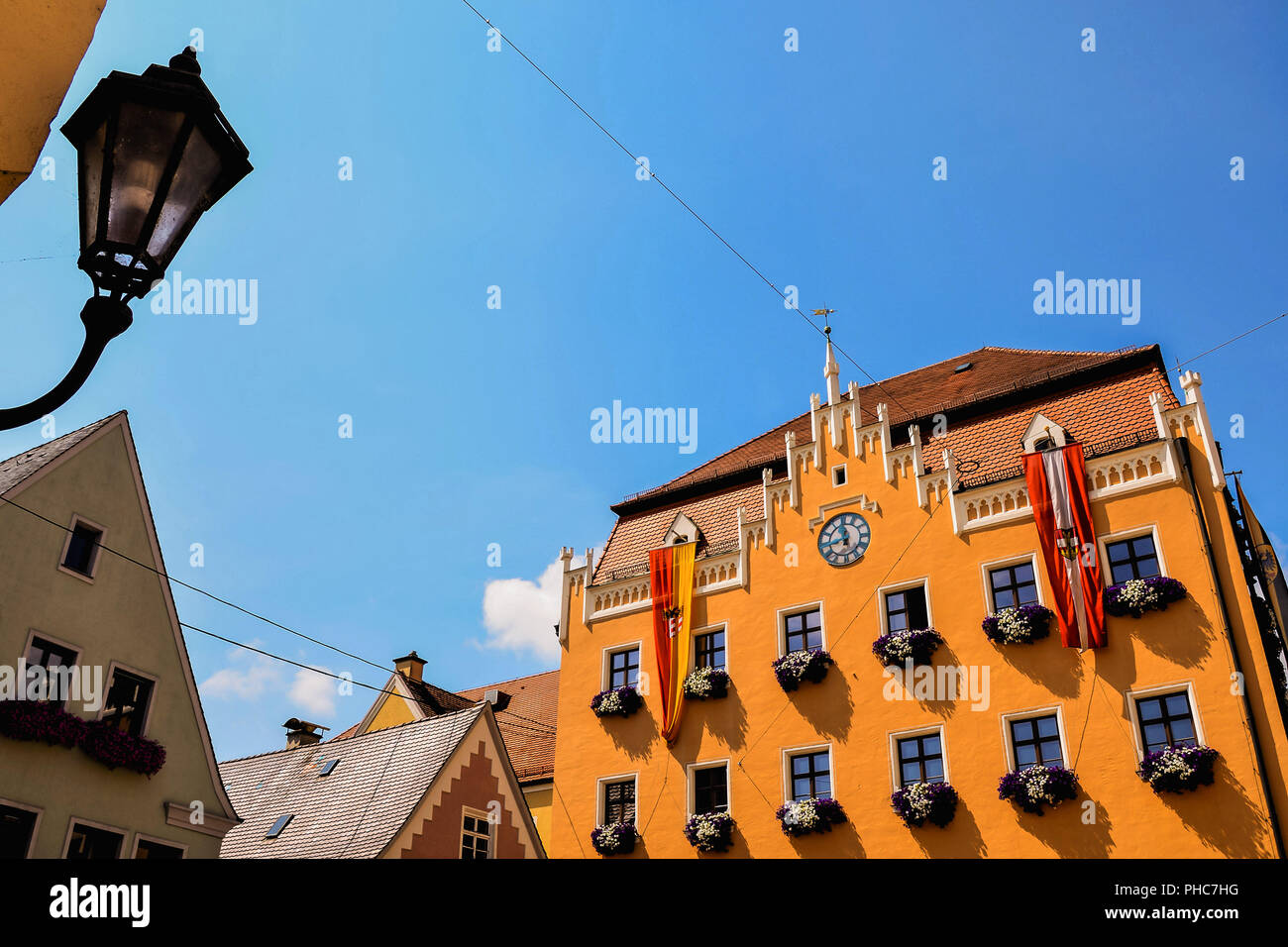 Classic Architecture European Building Village Stock Photo - Alamy