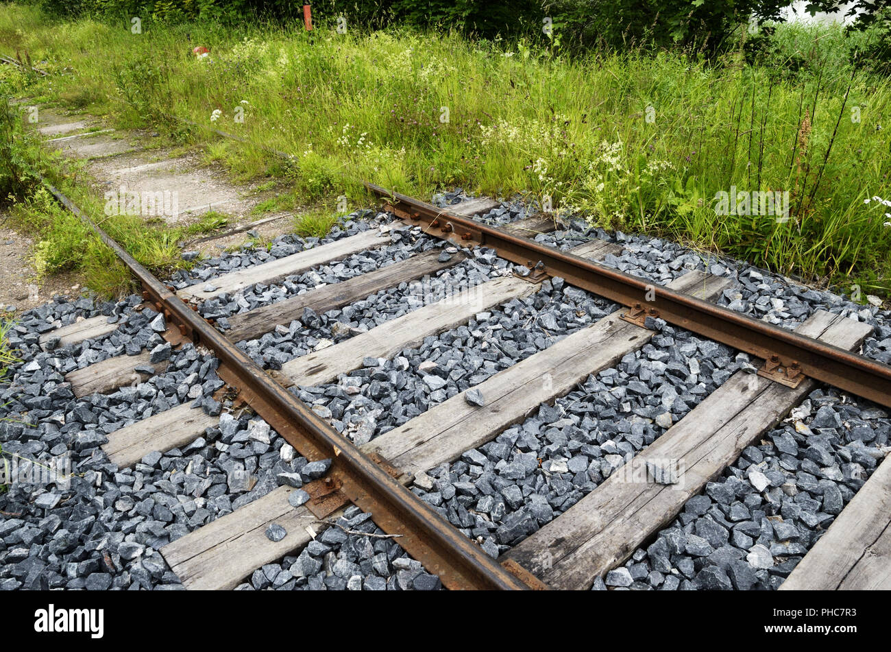 Old rails into the sea hi-res stock photography and images - Alamy