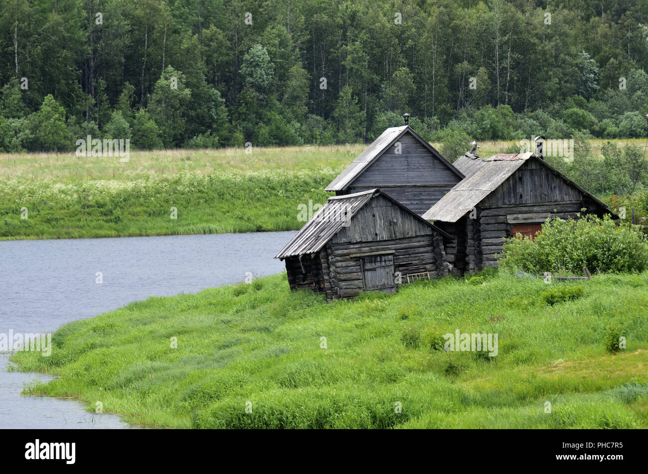 Typical rural russian landscape hi-res stock photography and images - Alamy