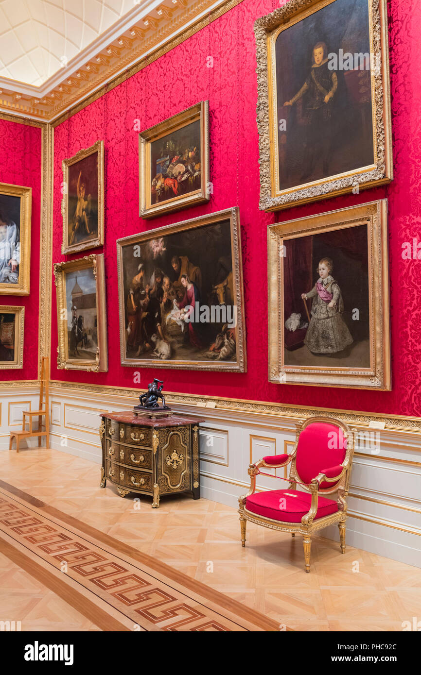 The Wallace Collection interior, London, England, UK Stock Photo - Alamy