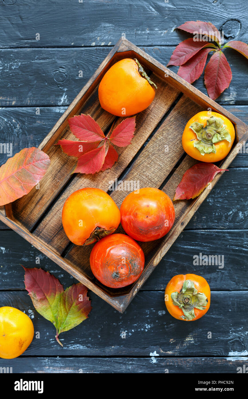 Persimmon in a box hi-res stock photography and images - Alamy