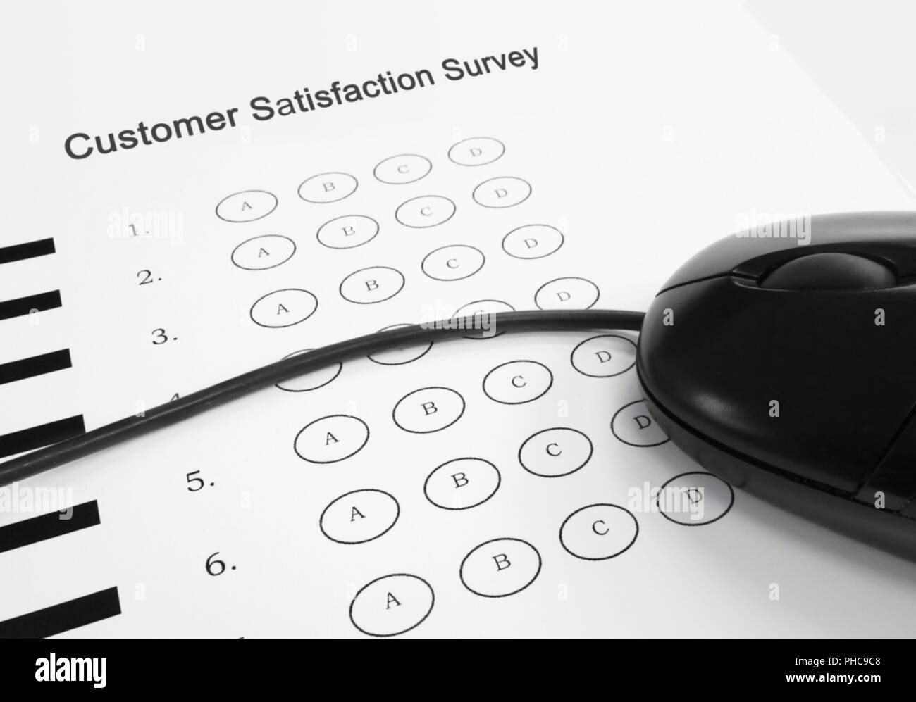 Customer Satisfaction Survey Stock Photo - Alamy
