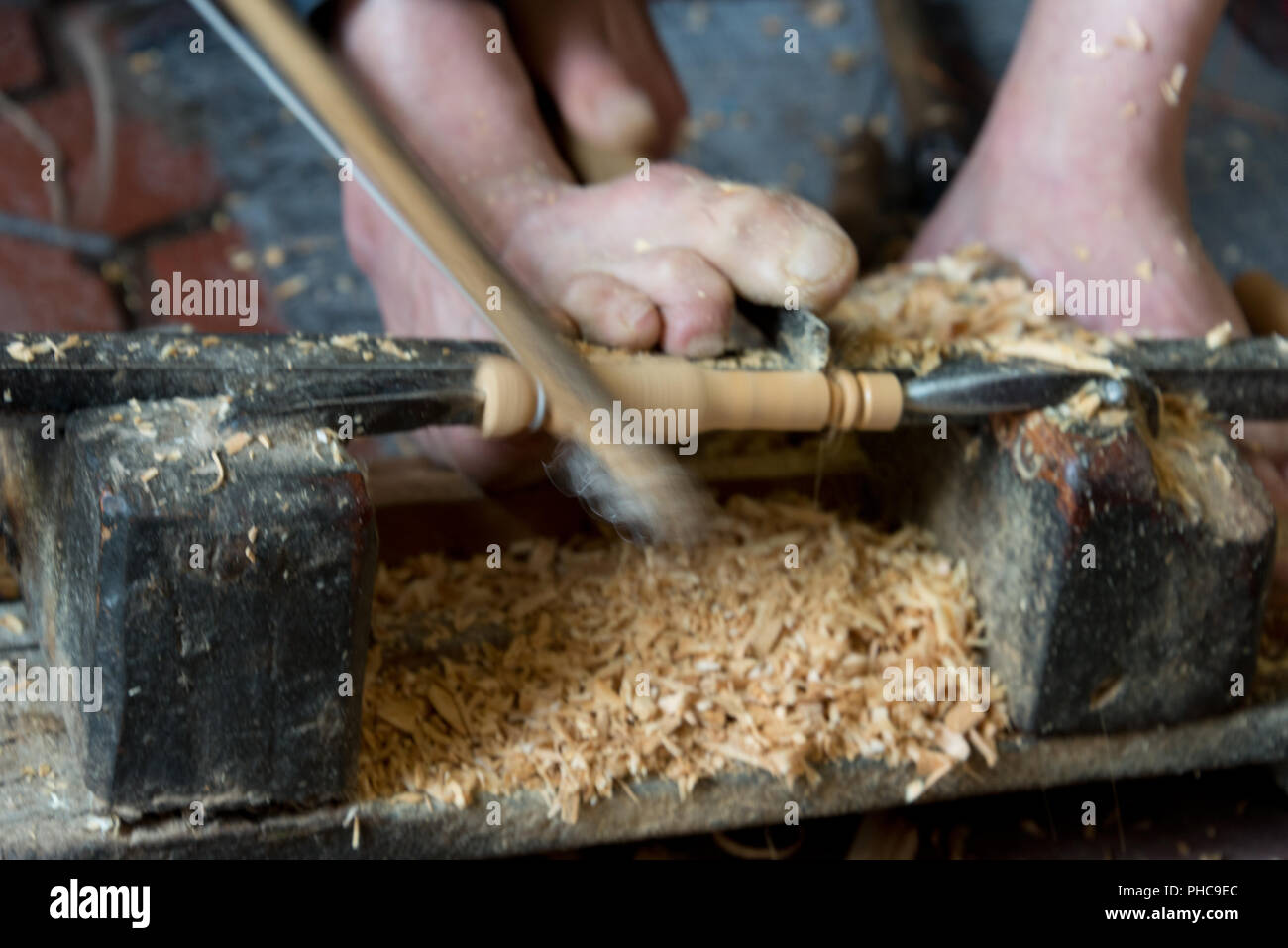 Foot lathe hi-res stock photography and images - Alamy