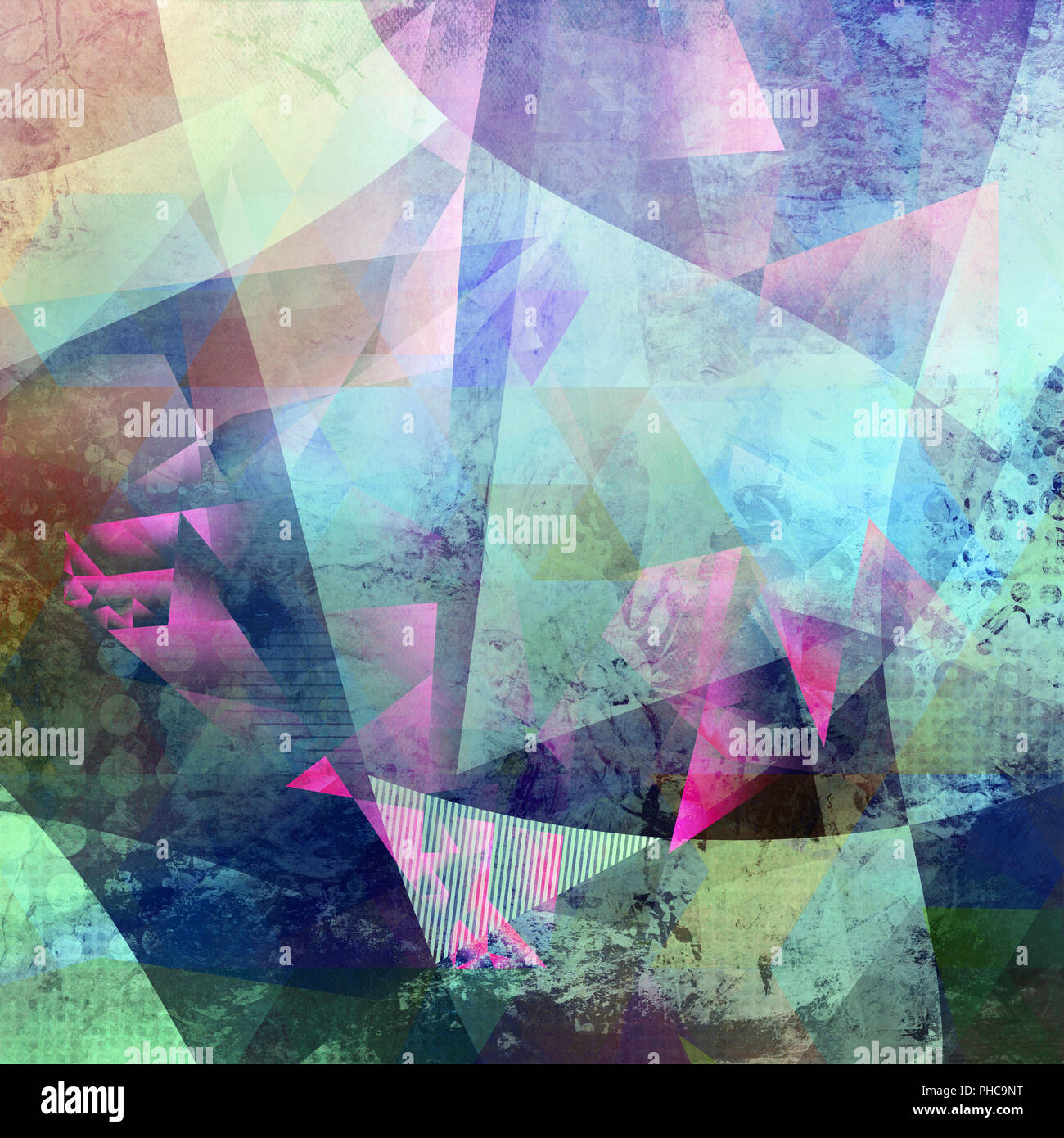 Abstract mosaic shapes pink hi-res stock photography and images - Alamy