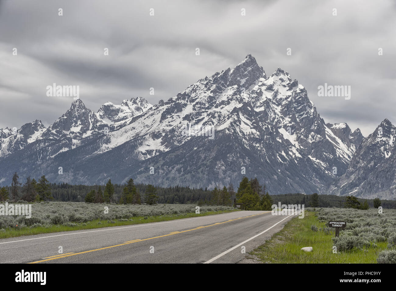 Teton Range, Grand Teton National Park Stock Photo - Alamy