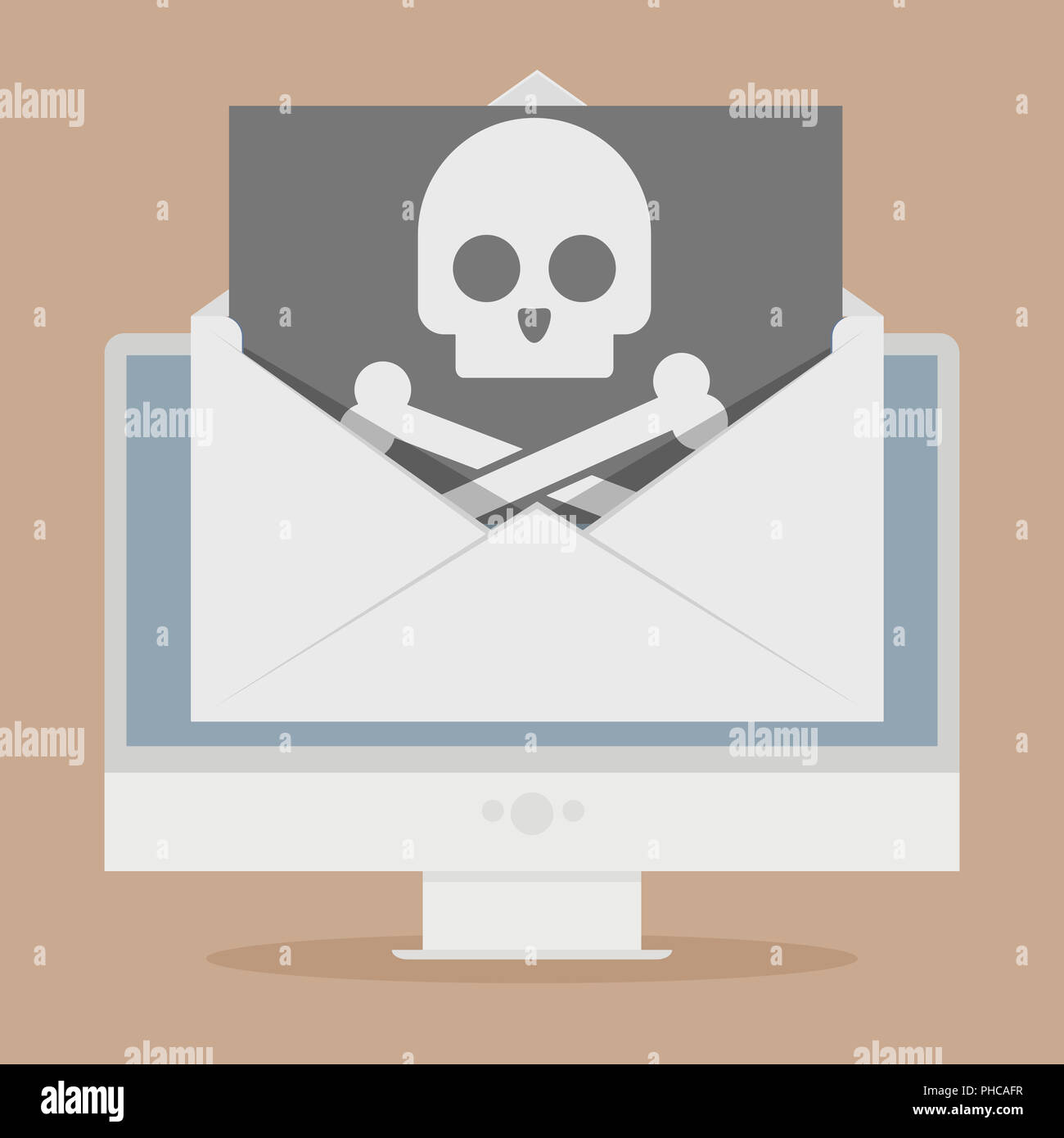 Skull caution hi-res stock photography and images - Alamy