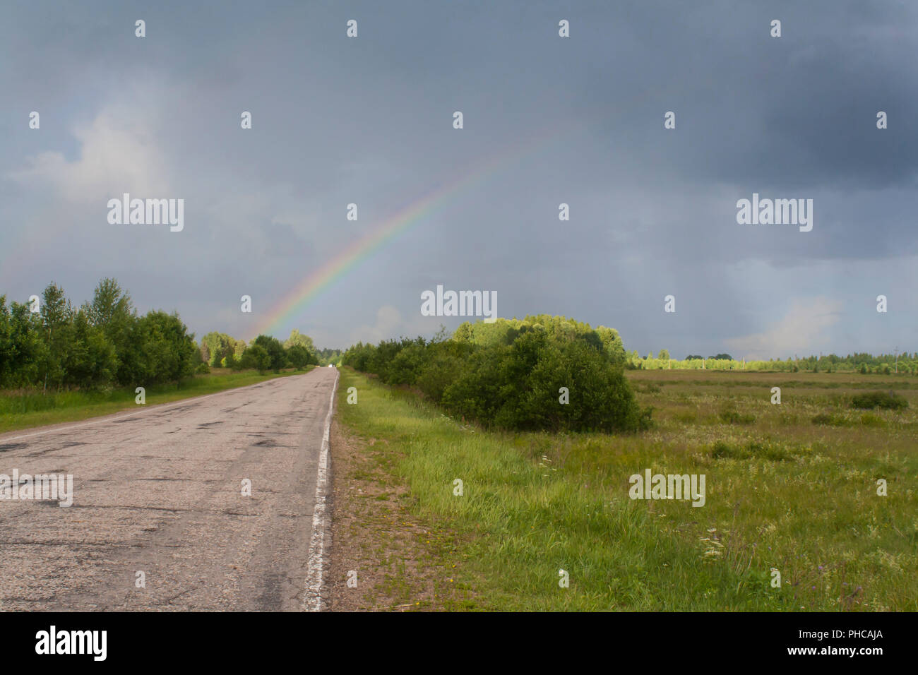 Rainbow after storm hi-res stock photography and images - Alamy