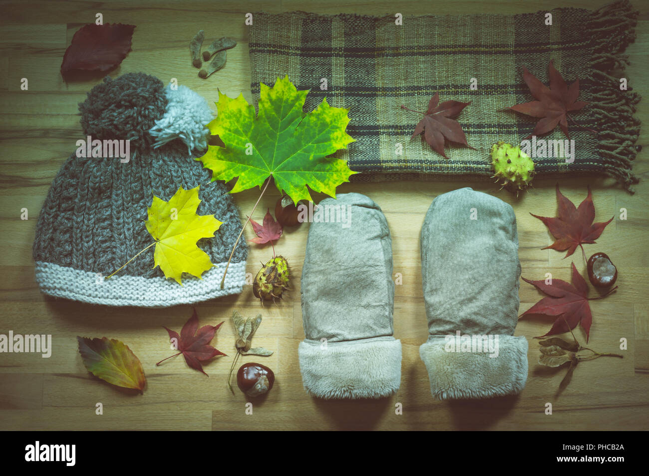 Clothes for the cold season Stock Photo - Alamy