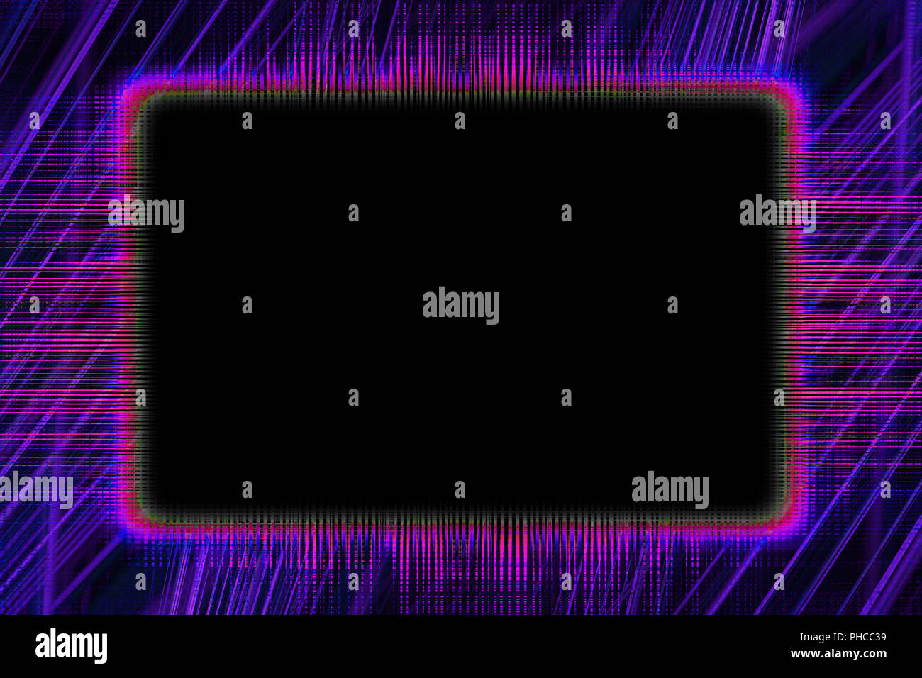 Colourful light beams border Stock Photo - Alamy