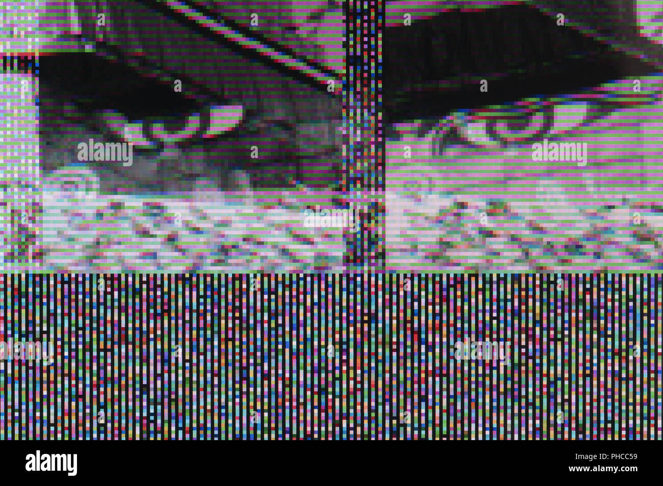 Glitch texture hi-res stock photography and images - Alamy