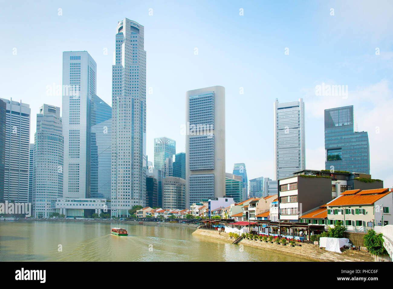 Raffles quay singapore hi-res stock photography and images - Alamy