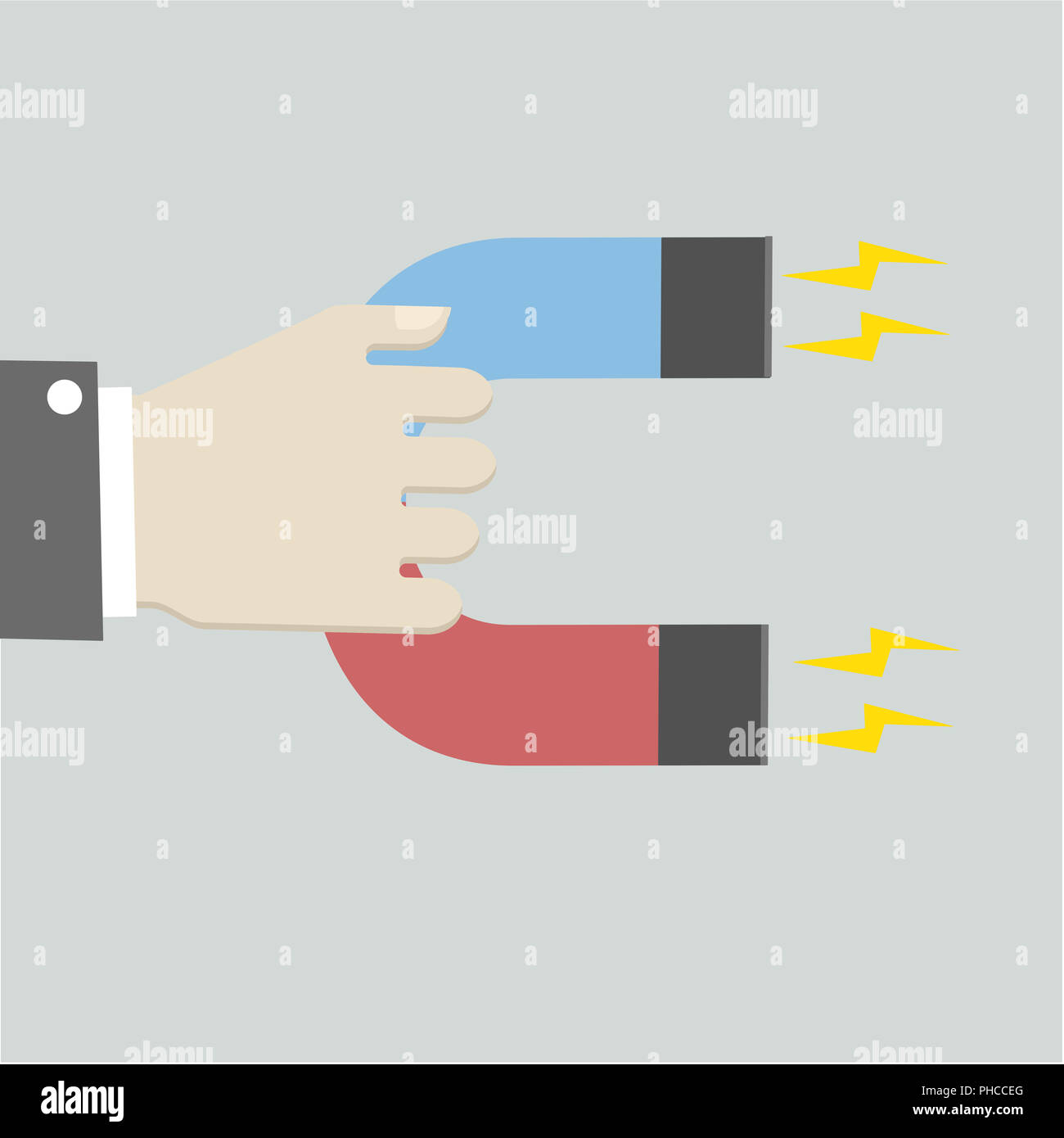 hand holding Magnet Stock Photo - Alamy