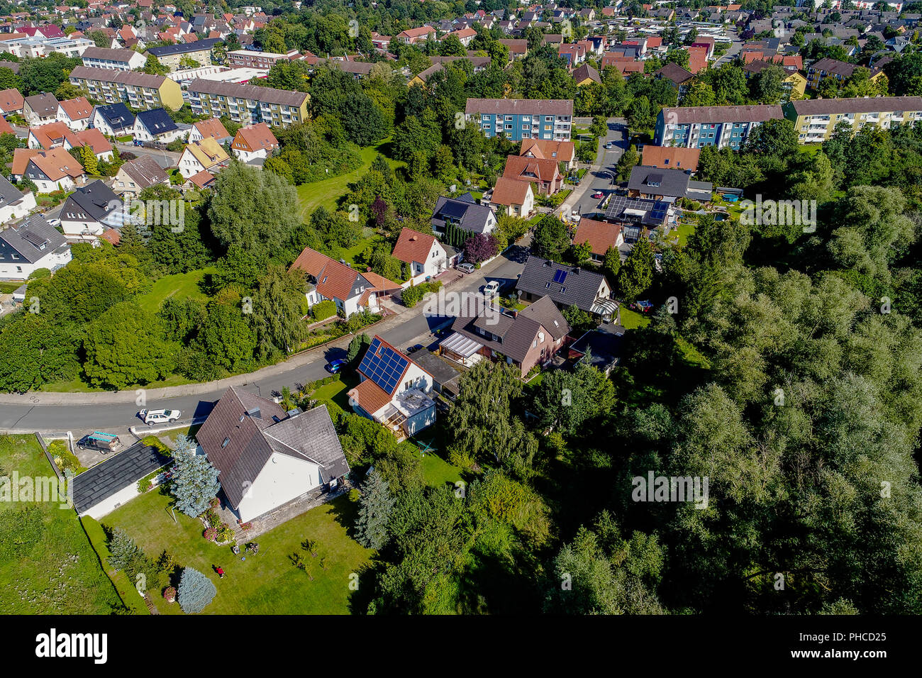 Family house german suburb hi-res stock photography and images - Alamy